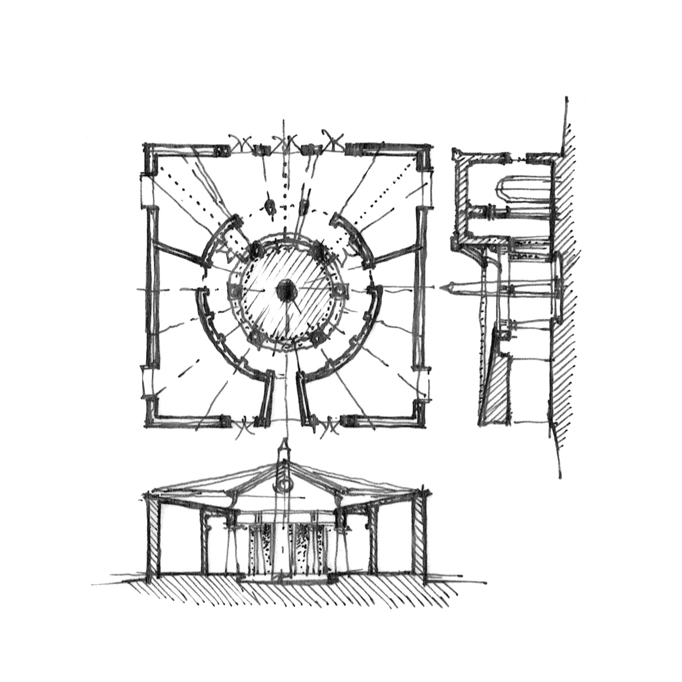 another round court – frame
