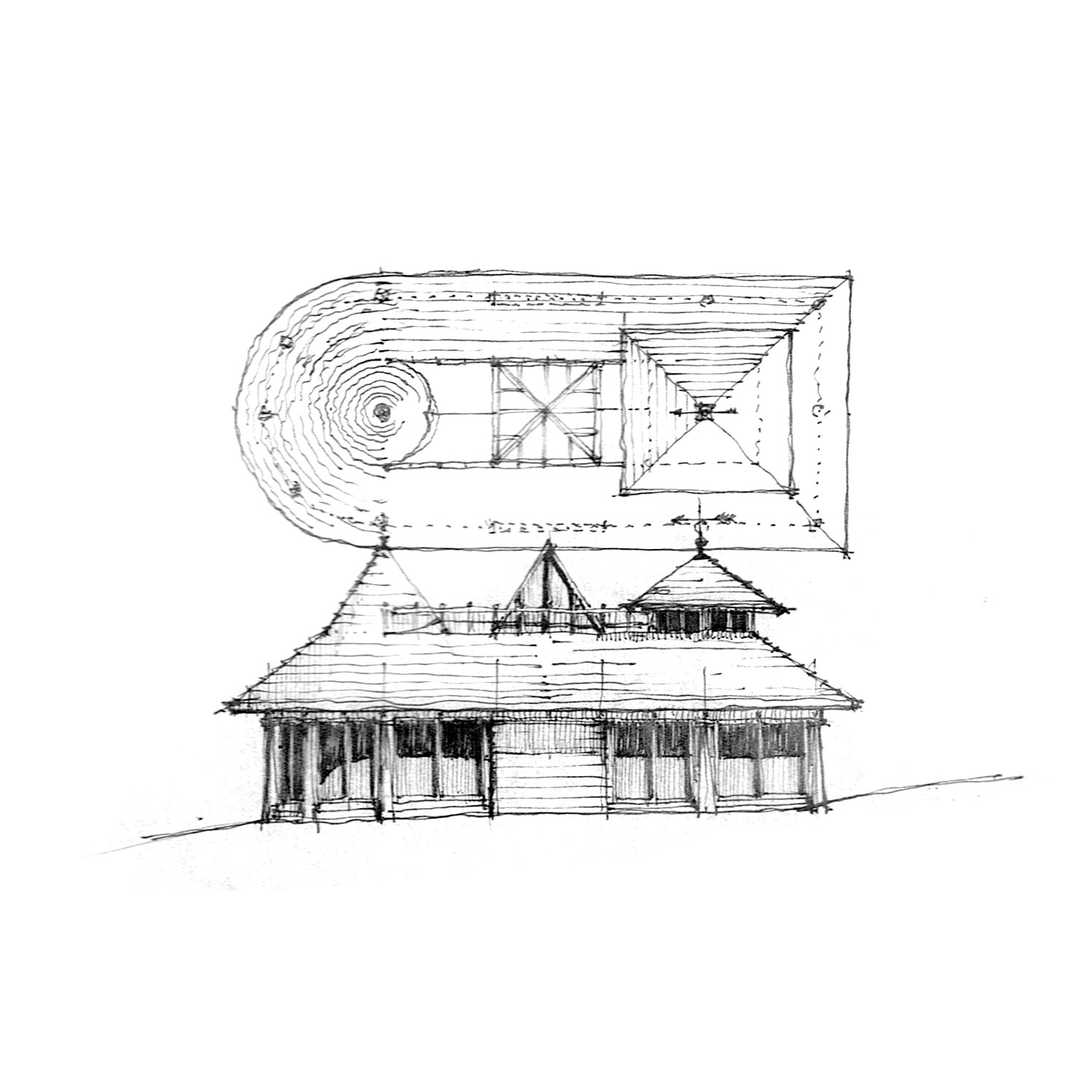 a long house – frame