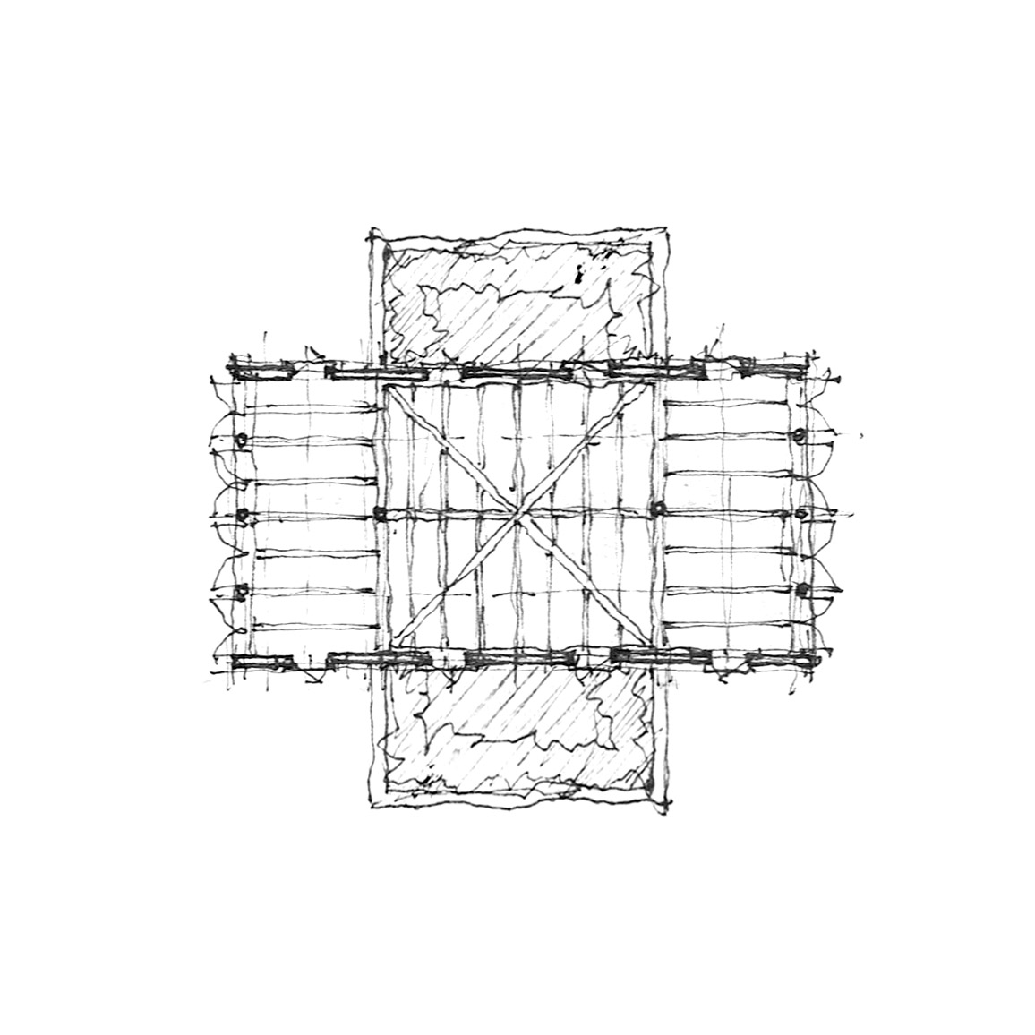 square + barn – frame