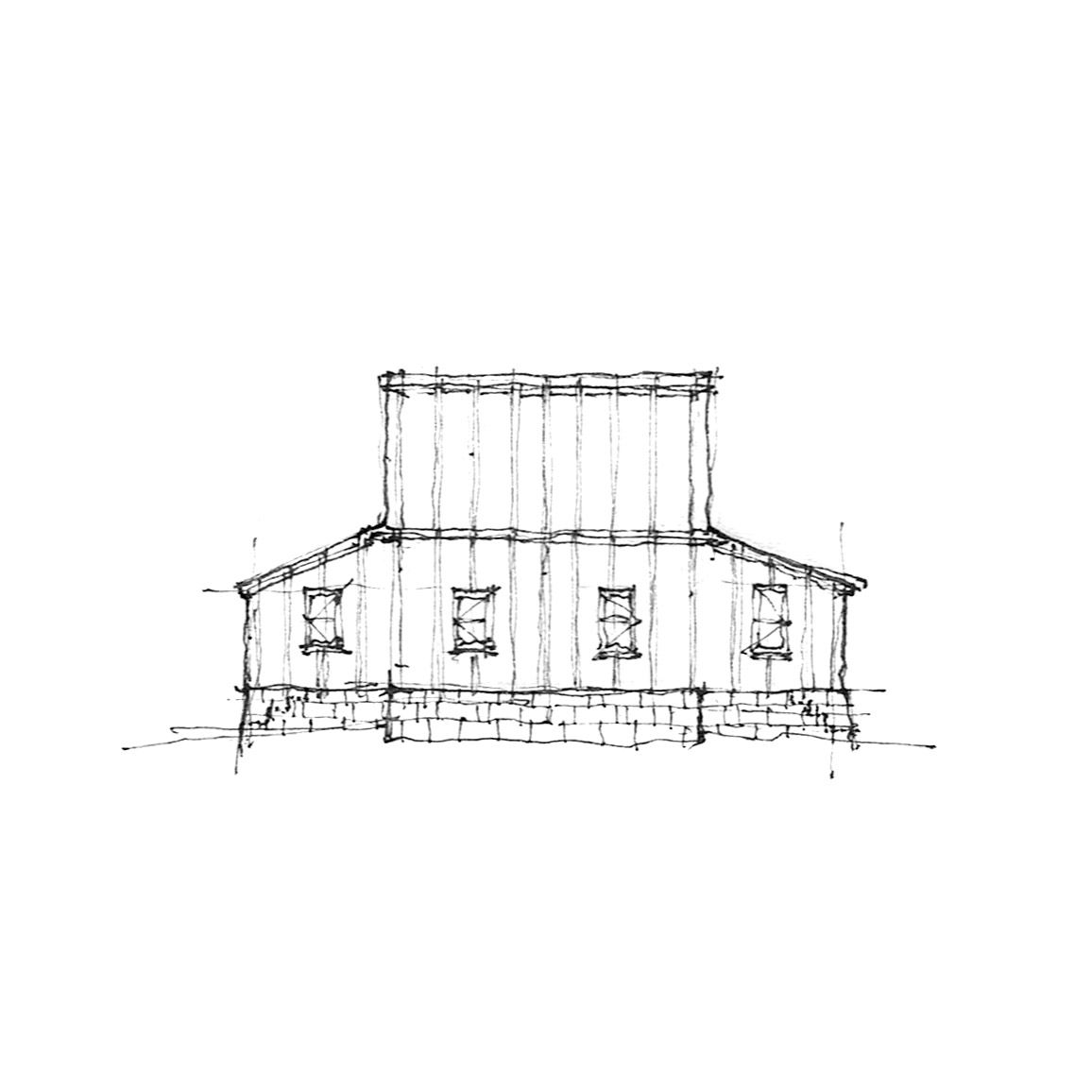 square + barn – frame