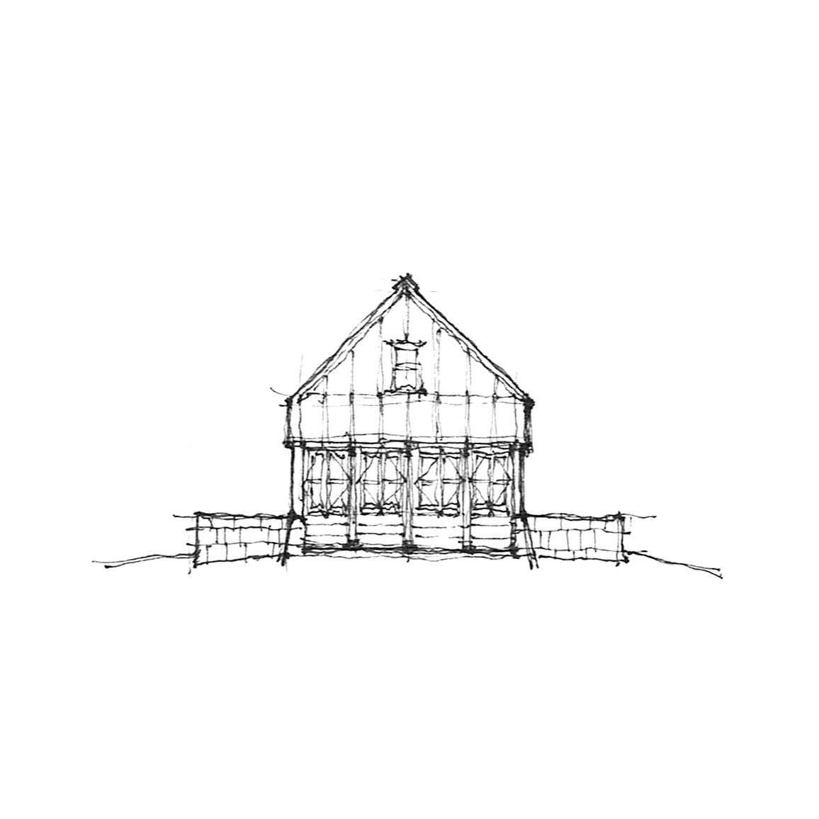 square + barn – frame