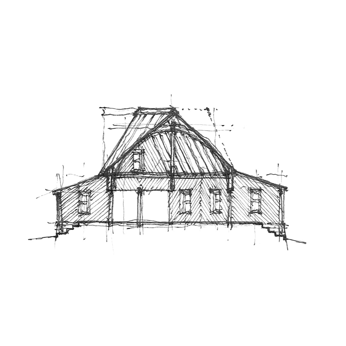 square + barn – frame