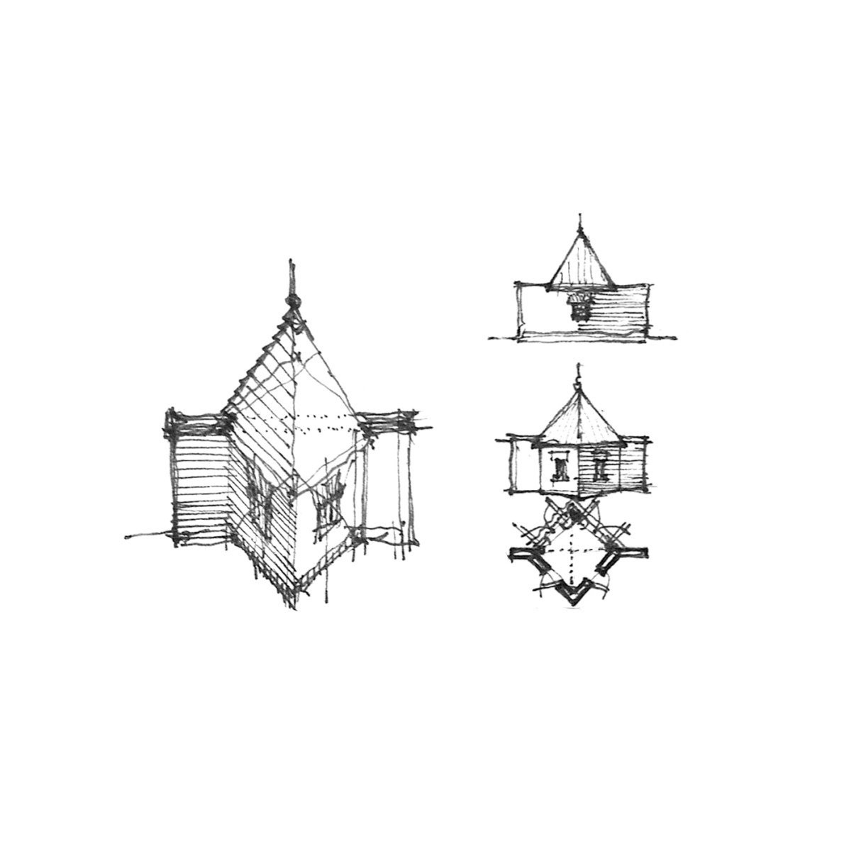 pyramidal roofs – frame